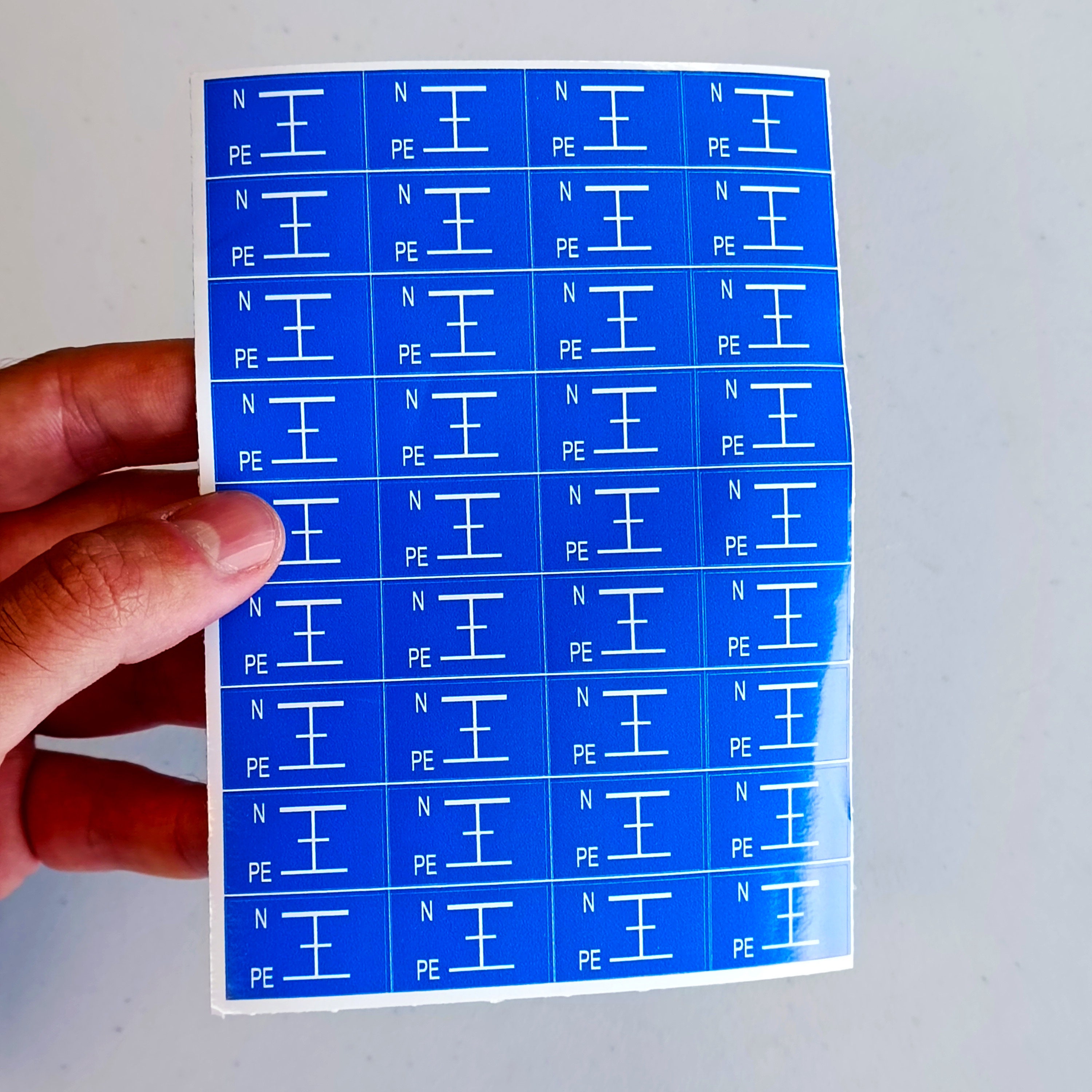 Earthing Symbol Sticker