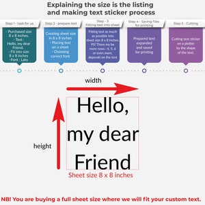 Custom Text Quote Decal - Personalized Name Vinyl Customized Letter ...