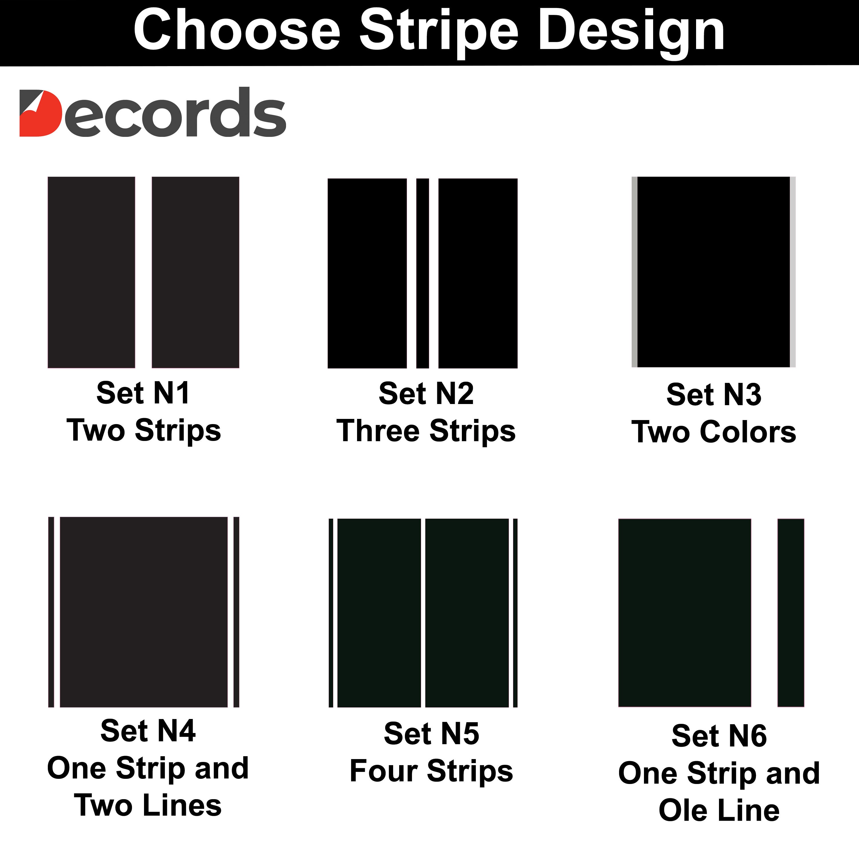 Racing Stripes Autoaufkleber Auto Vinyl Decals RT Full Fahrzeug Korper Rallye SRT GT Black Stripe Aufkleber Truck Sport Lines Etsy