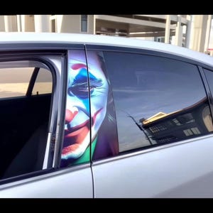 Custom B-pillar Car Sticker | Personalized Vinyl Car Door Wrap | Upload ...