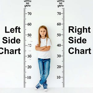Vinyl Growth Chart Decal in Inches With 27 White Arrow Stickers – DIY ...