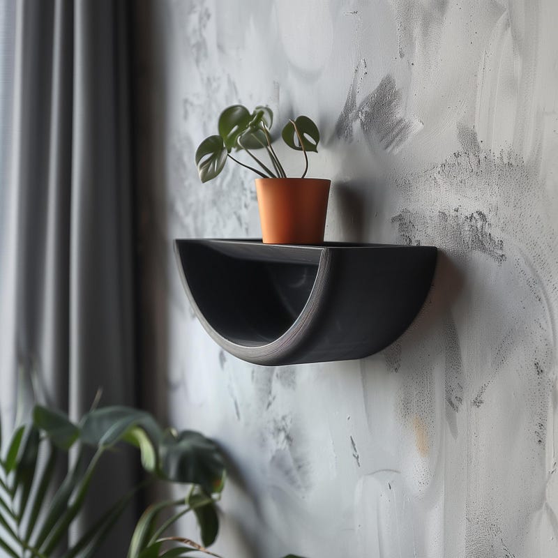 Semi Circle Shelf - Etsy