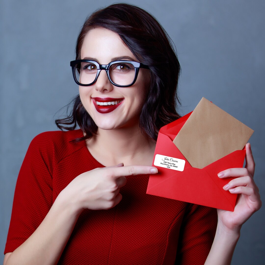 Personalized Return Address Labels - Custom Mailing Shipping Stickers ...