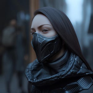 Cyberpunk Mask | Tactical Cosplay Futuristic Warrior Mask | 3D Printed ...