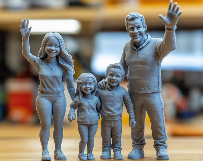 Custom 3D Sculpted Figurine: Bespoke Home Decor Artwork - Etsy Canada