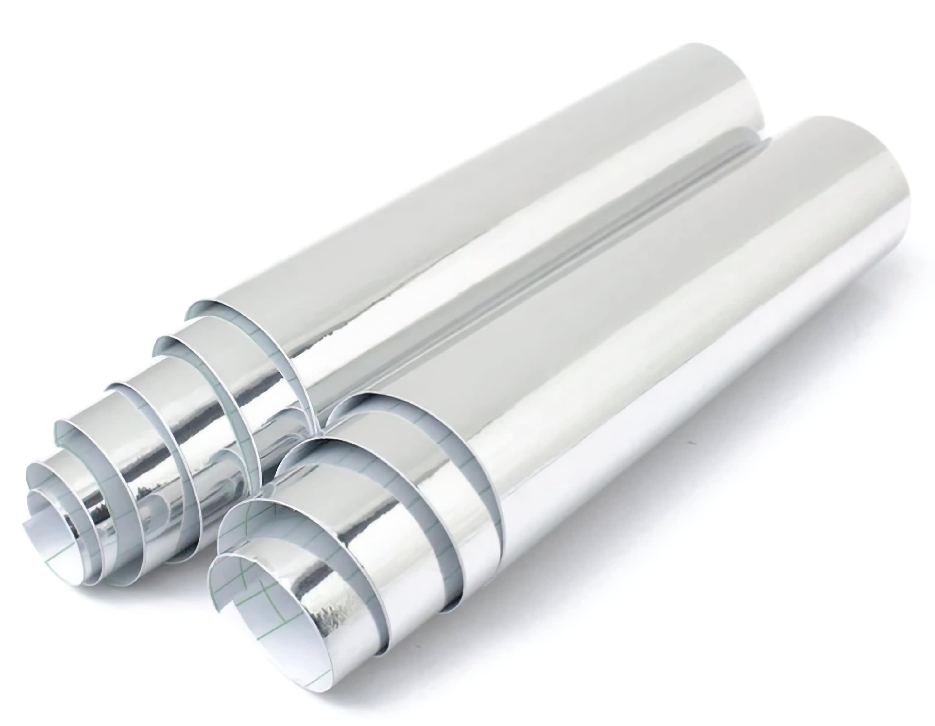 Silver Chrome Interior Vinyl Sticker Wrap 24 Inch Roll Self - Etsy