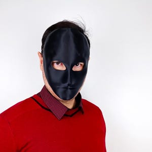 White Blank Face Mask | Minimalist Cosplay Mask | 3d Printed Paintable ...