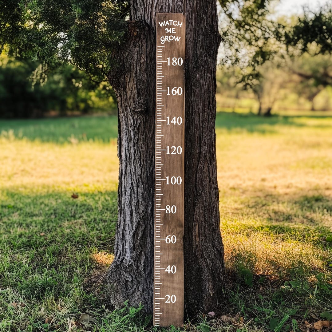 Vinyl Growth Chart Decal in Centimeters With 27 White Arrow Stickers ...