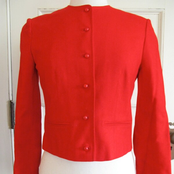 Red Bolero Jacket - Etsy