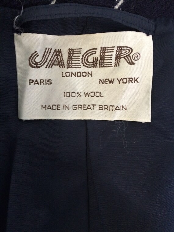 Jaeger vintage pin stripe oversized blazer - Gem