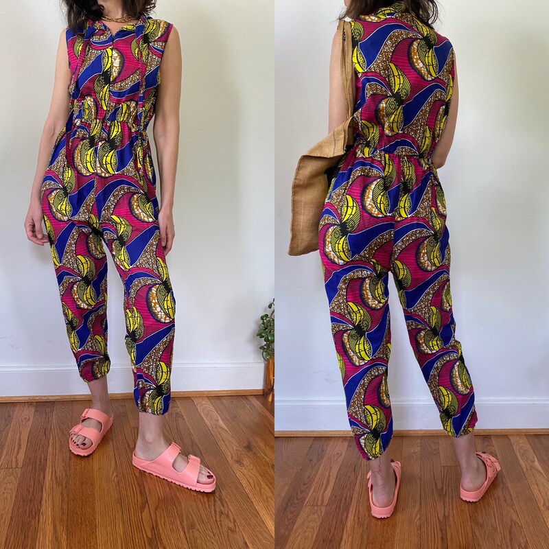 African Jumpsuit Women - Etsy