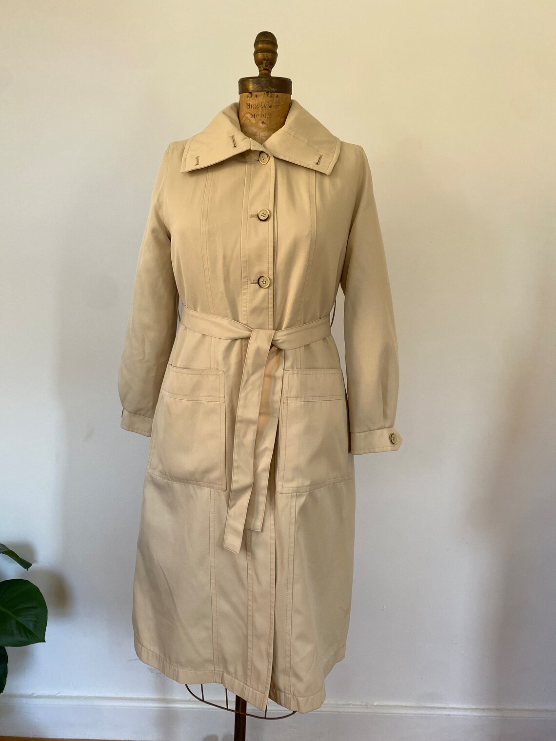 1970s Misty Harbor Lined Trench Coat - Etsy