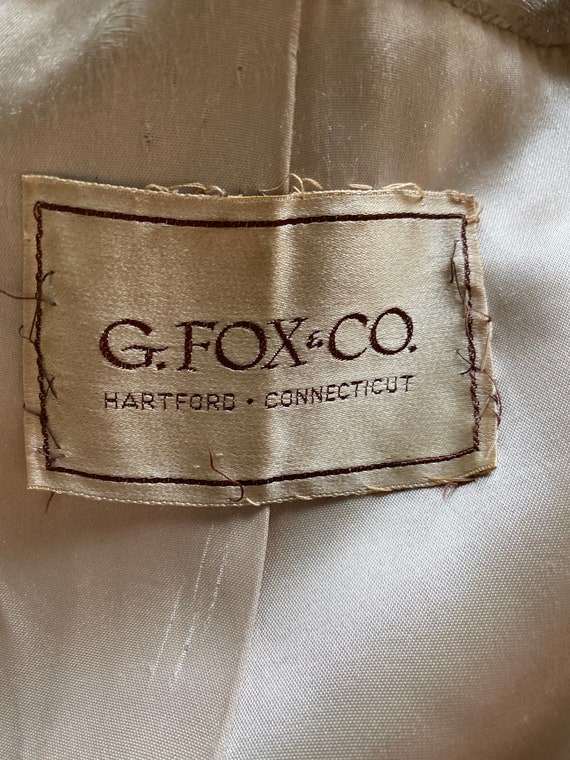 G. Fox & Co. 1960s faux fur coat - Gem
