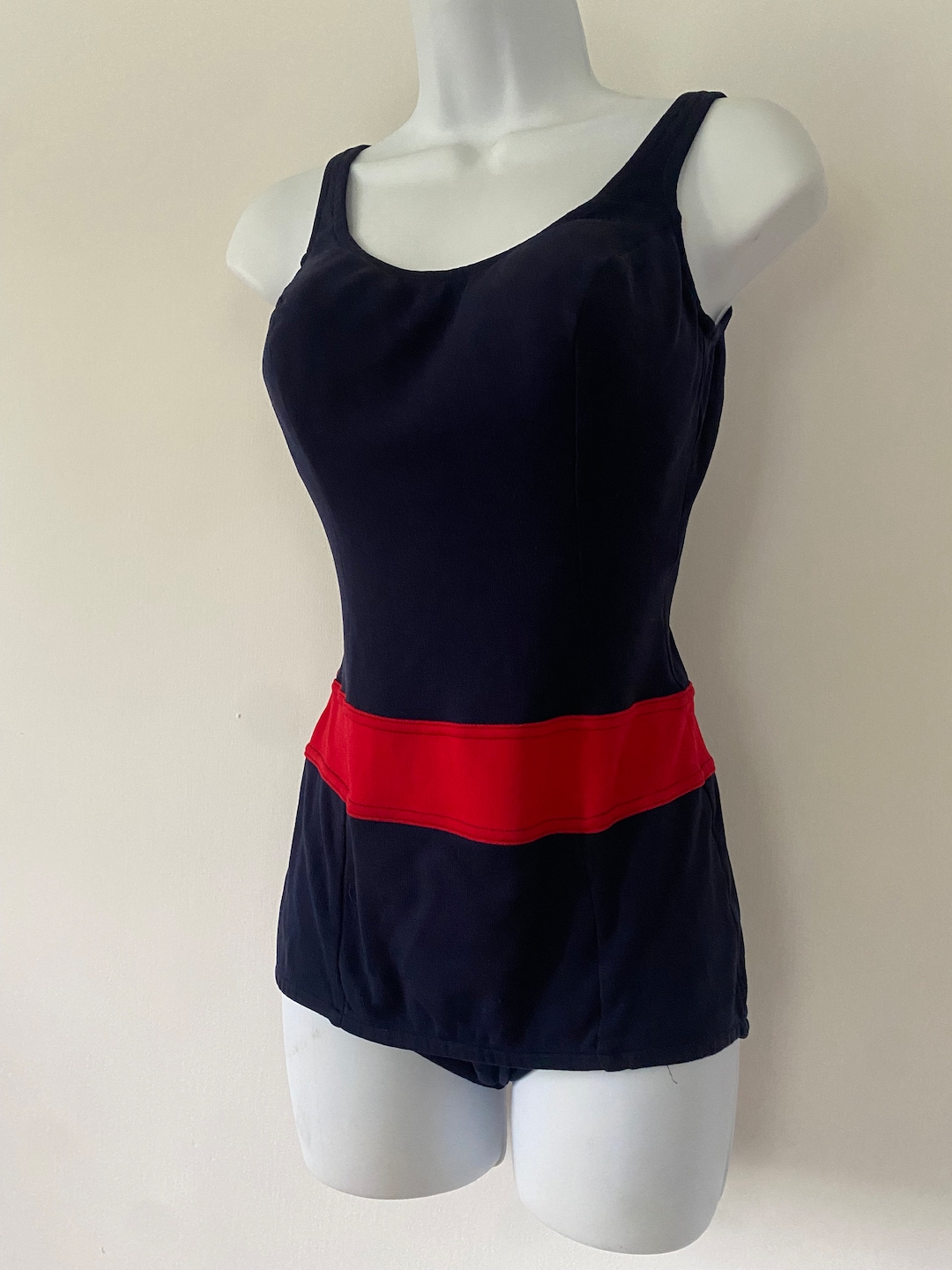 Oleg Cassini Vintage One Piece Bathing Suit for Peter Pan - Etsy