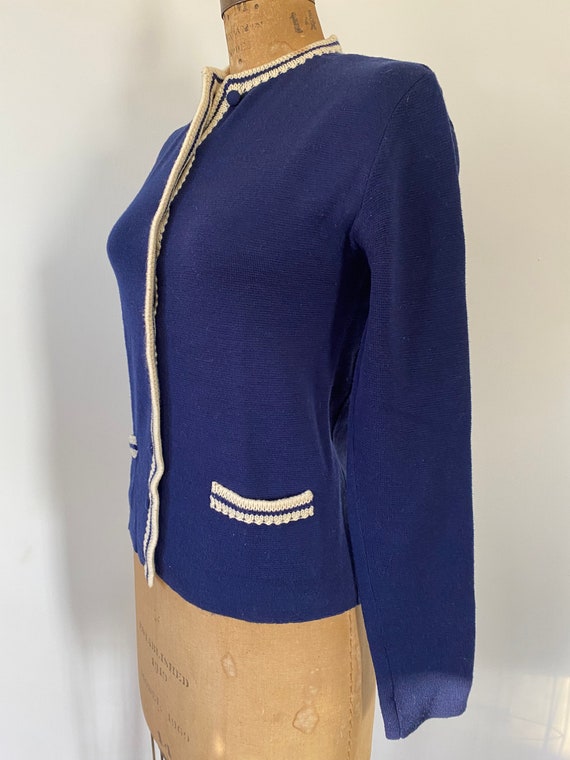 1960s Italian Wool Cardigan Sweater Jacket - Gem