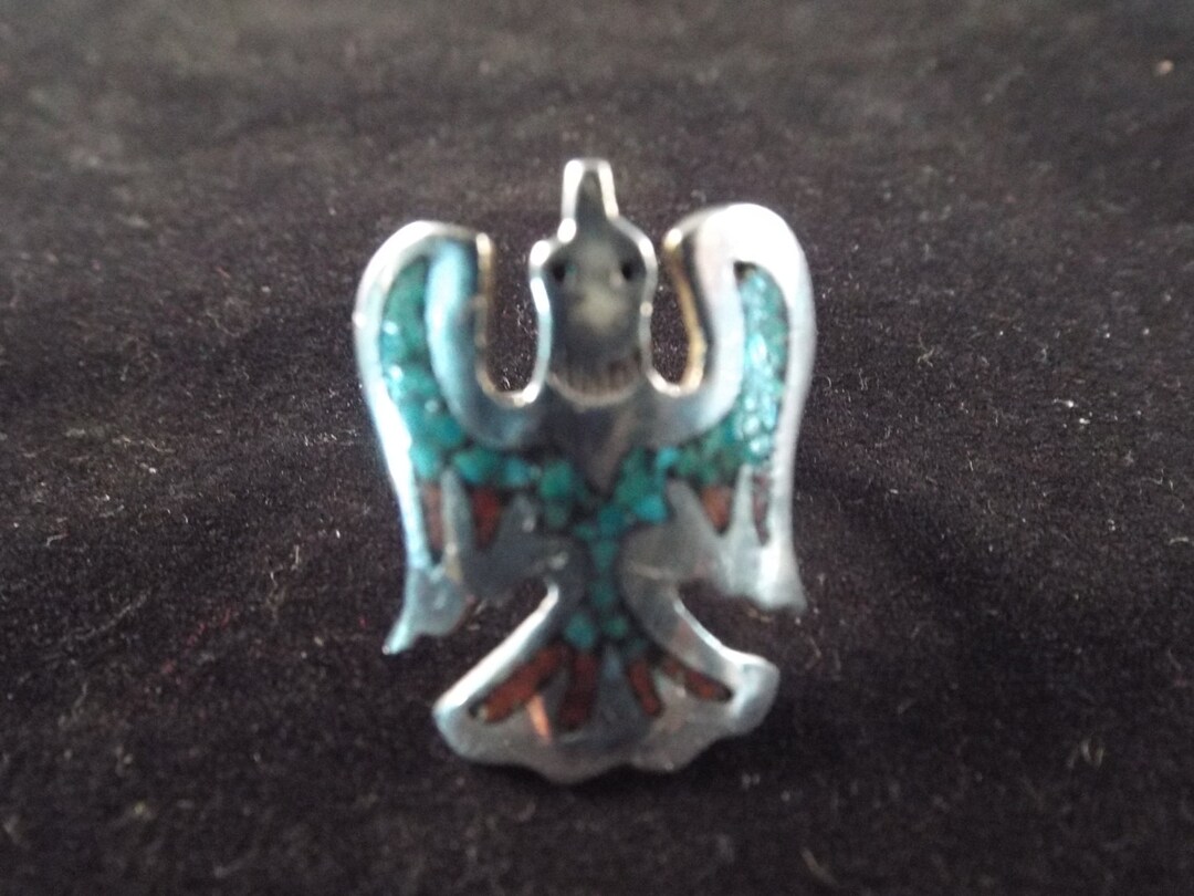 Thunderbird Zuni Native American Sterling Ring is a Size 7.5 - Etsy