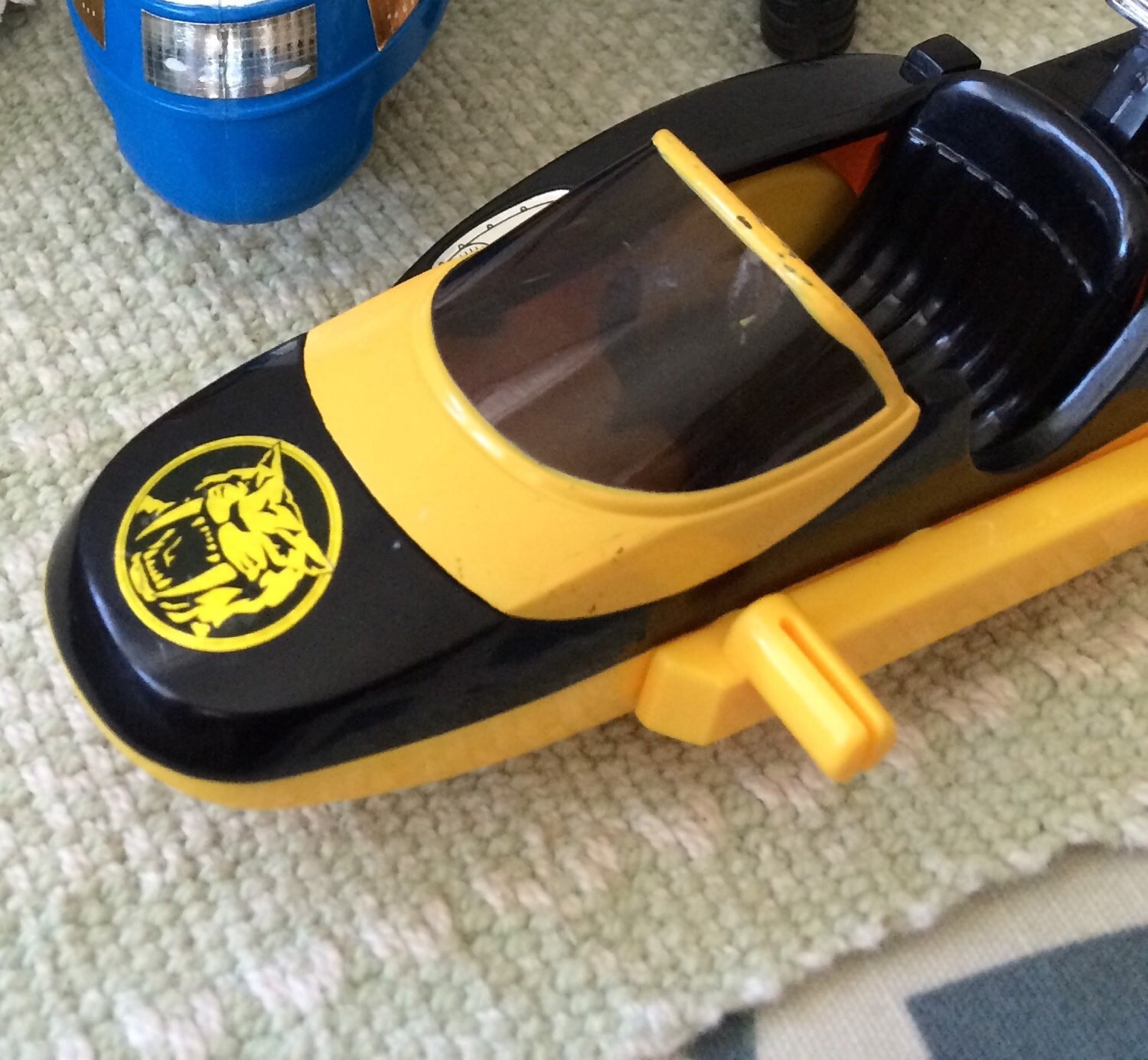 Vintage Yellow Power Rangers Side Car - Etsy