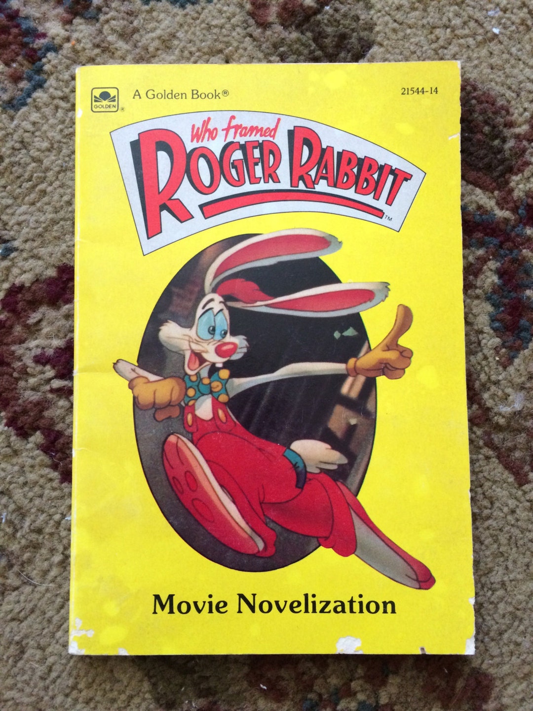 Vintage 1988 Roger Rabbit Book - Etsy