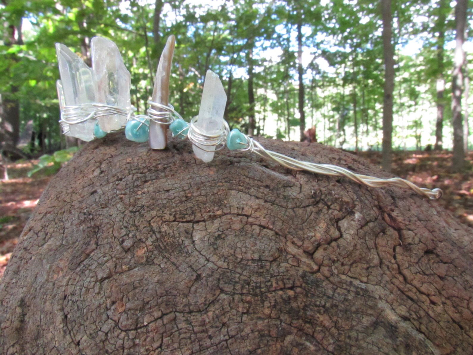 Crystal Crown, Mermaid Circlet Crown, Angel Aura Quartz Crown, Quartz ...