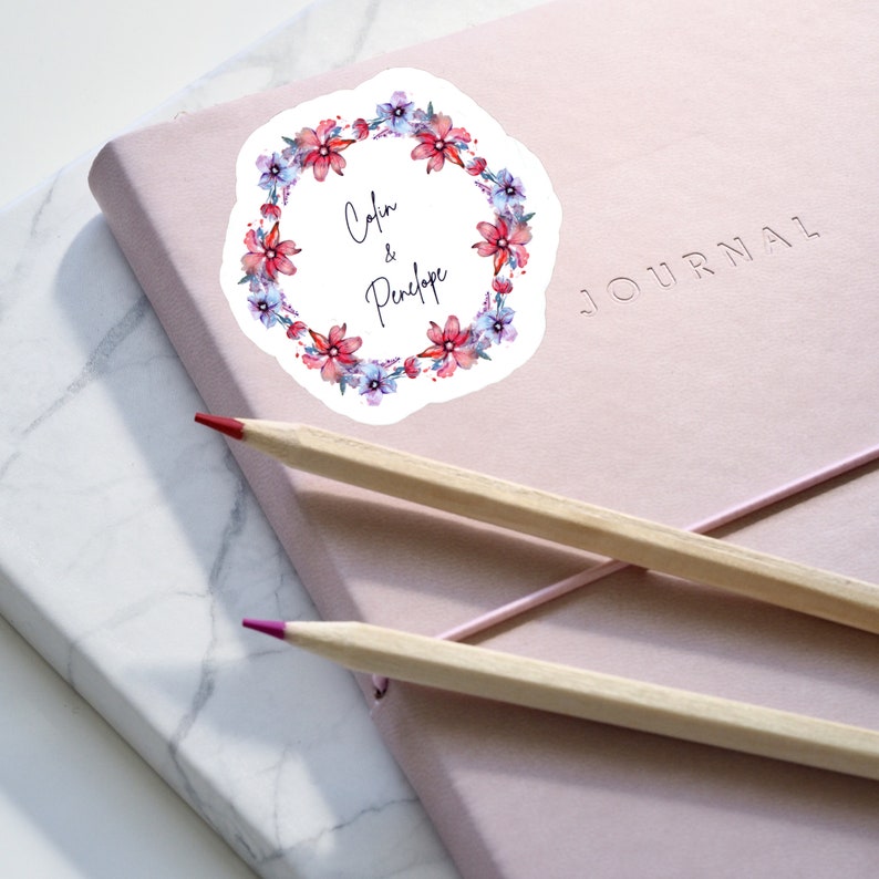 Bridgerton Couples Inspired Colin and Penelope Sticker, Vinyl Stickers ...