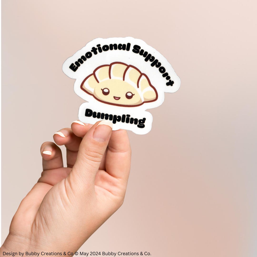 Emotional Support Food Sticker, Kawaii Food Stickers, Kindle Inspo ...