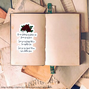 Outlander Wedding Vows Sticker, Booktok, Kindle Stickers, Dinna Fash ...