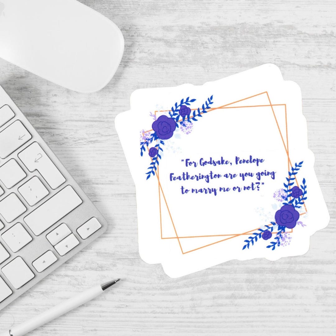 Marry Me Polin Sticker: Bridgerton Romantic Novelty Sticker - Etsy