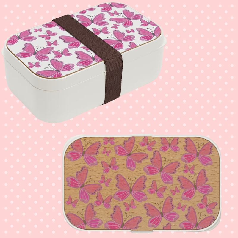 Cute Girly Lunch Box - Etsy