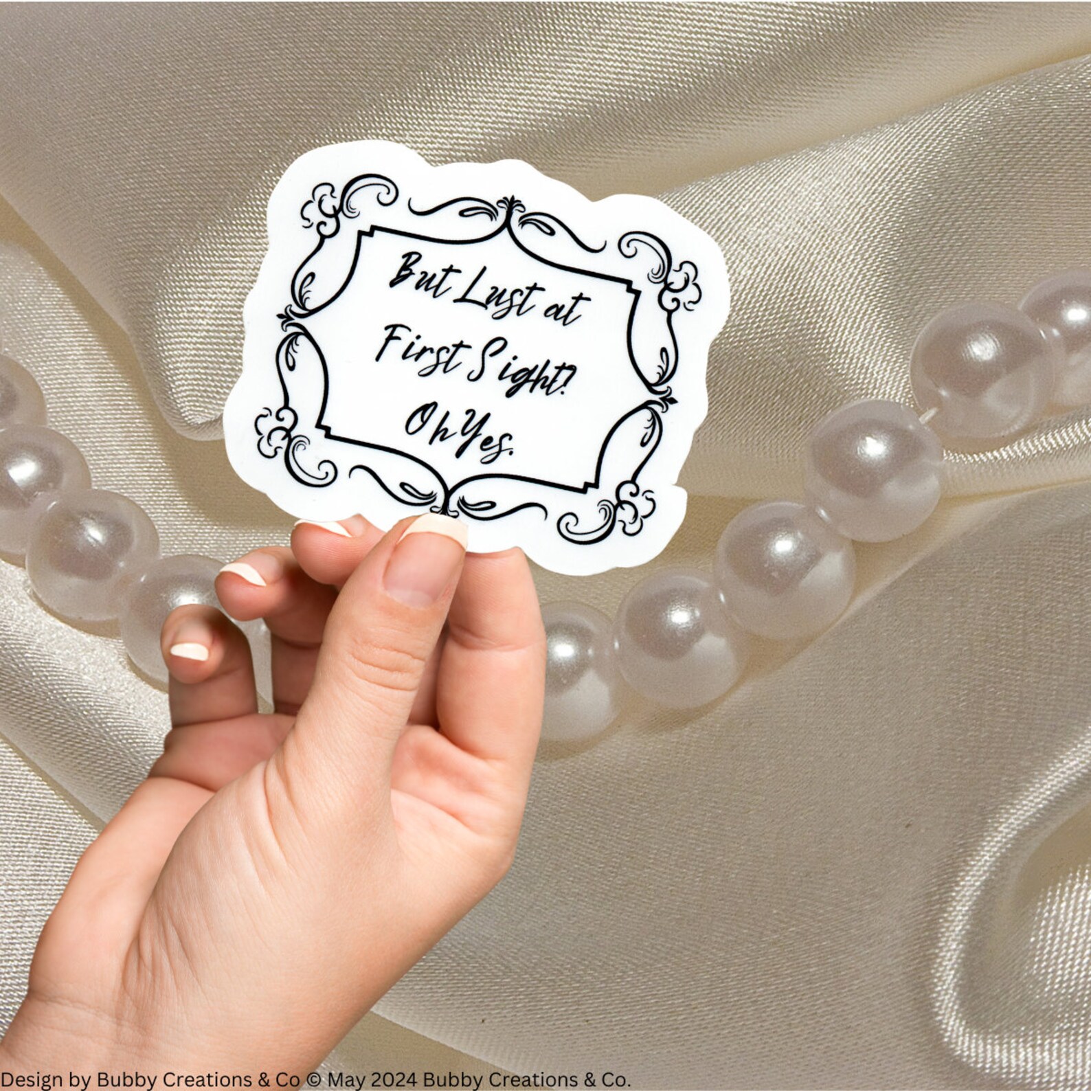 But Lust at First Sight Oh Yes My Lady Jane Vinyl Sticker, Booktok ...