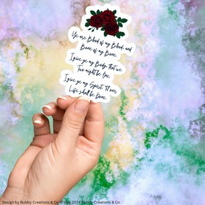 Outlander Wedding Vows Sticker, Booktok, Kindle Stickers, Dinna Fash ...