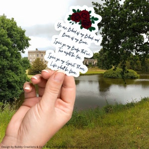 Outlander Wedding Vows Sticker, Booktok, Kindle Stickers, Dinna Fash ...