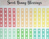 Heart Check Box to Do Planner Tracker Stickers Fits Erin - Etsy