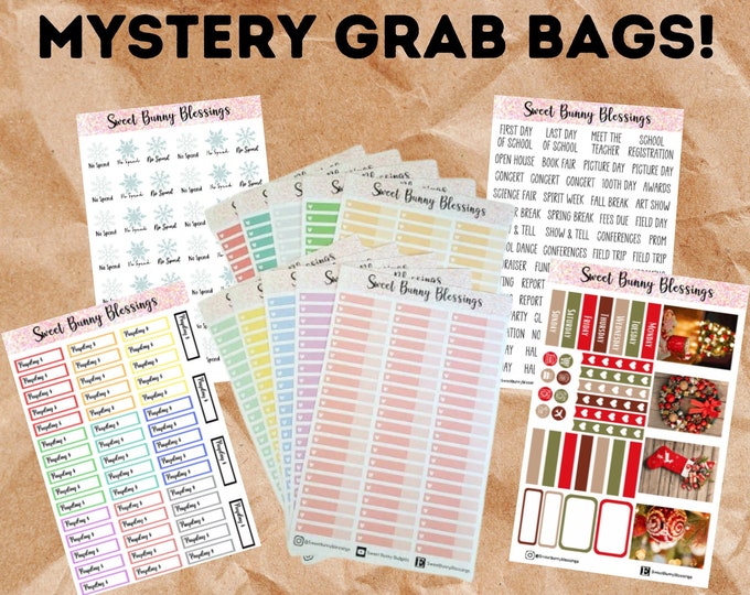 5 Pack of Petite Budget Expense Tracker Stickers, Fits the Budget Mom ...