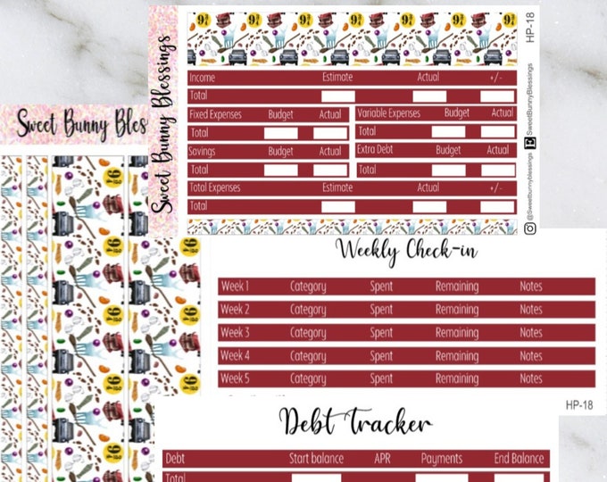 Payday Script Planner Stickers Fits Erin Condren Happy - Etsy