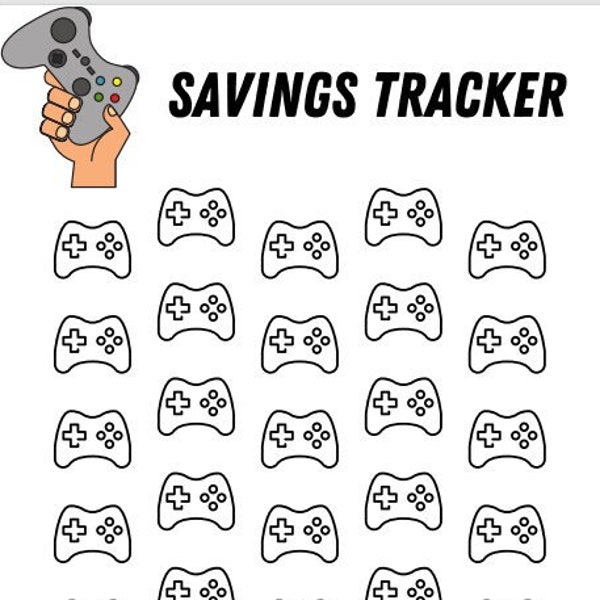 Video Game Tracker Printable - Etsy