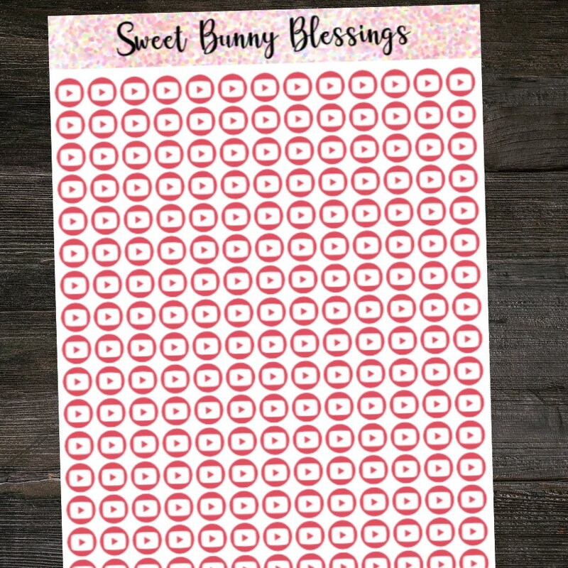 Youtube Stickers - Etsy