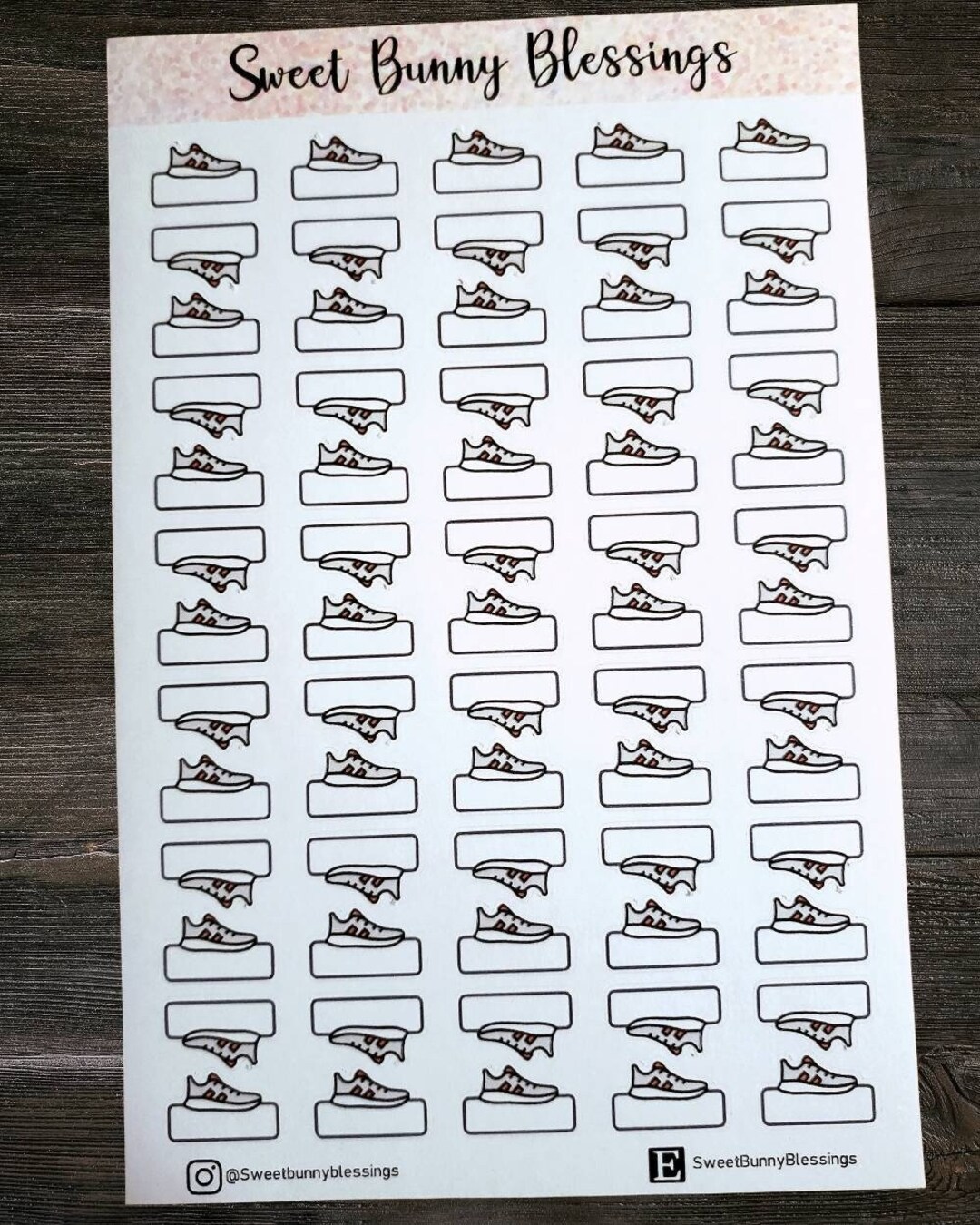 Step Tracker Planner Stickers, Track Your Steps, Fitness Stickers ...