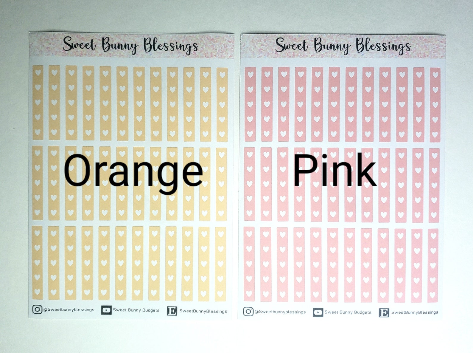 Heart Check Box to Do Planner Tracker Stickers Fits Erin - Etsy