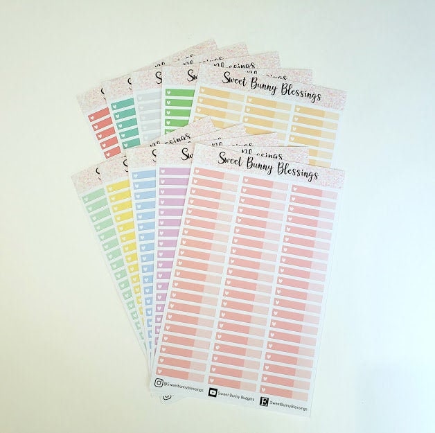 Expense Tracking NO SPEND STICKERS Planner Stickers for Erin Condren ...
