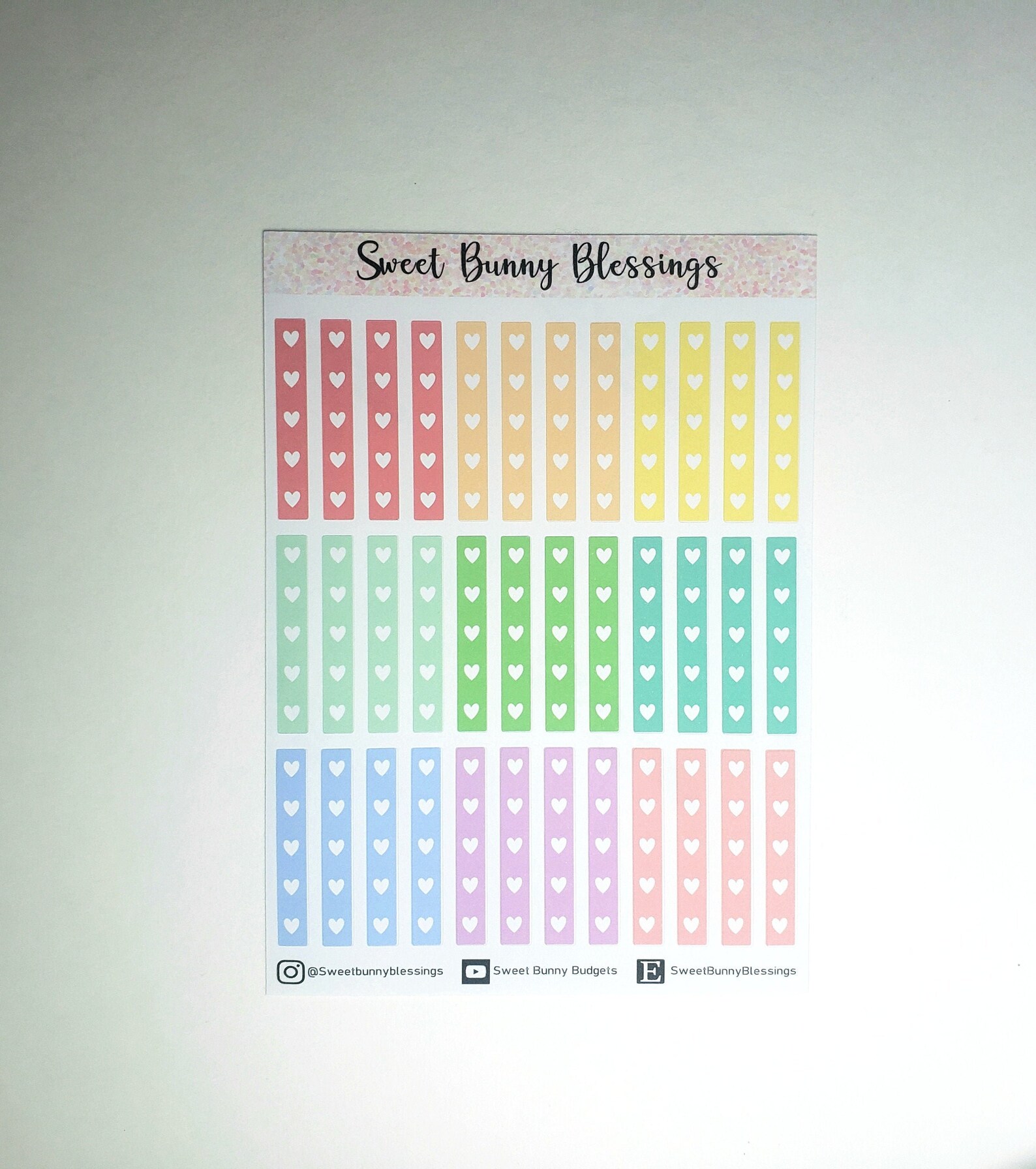 Heart Check Box to Do Planner Tracker Stickers Fits Erin - Etsy