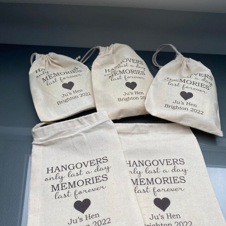 Hangover Kit Bags Hangover Recovery Kit Hen Party Favours - Etsy