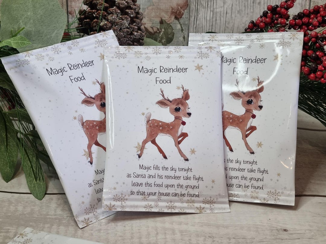 Reindeer Food | Magical Reindeer Food | Christmas Eve Box Filler ...