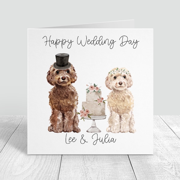 Dog Wedding Card - Etsy