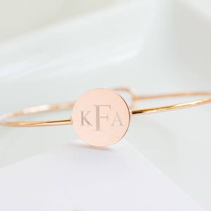 Monogram Bracelet, Custom Name Bracelet, Initial Bracelet, Personalized ...