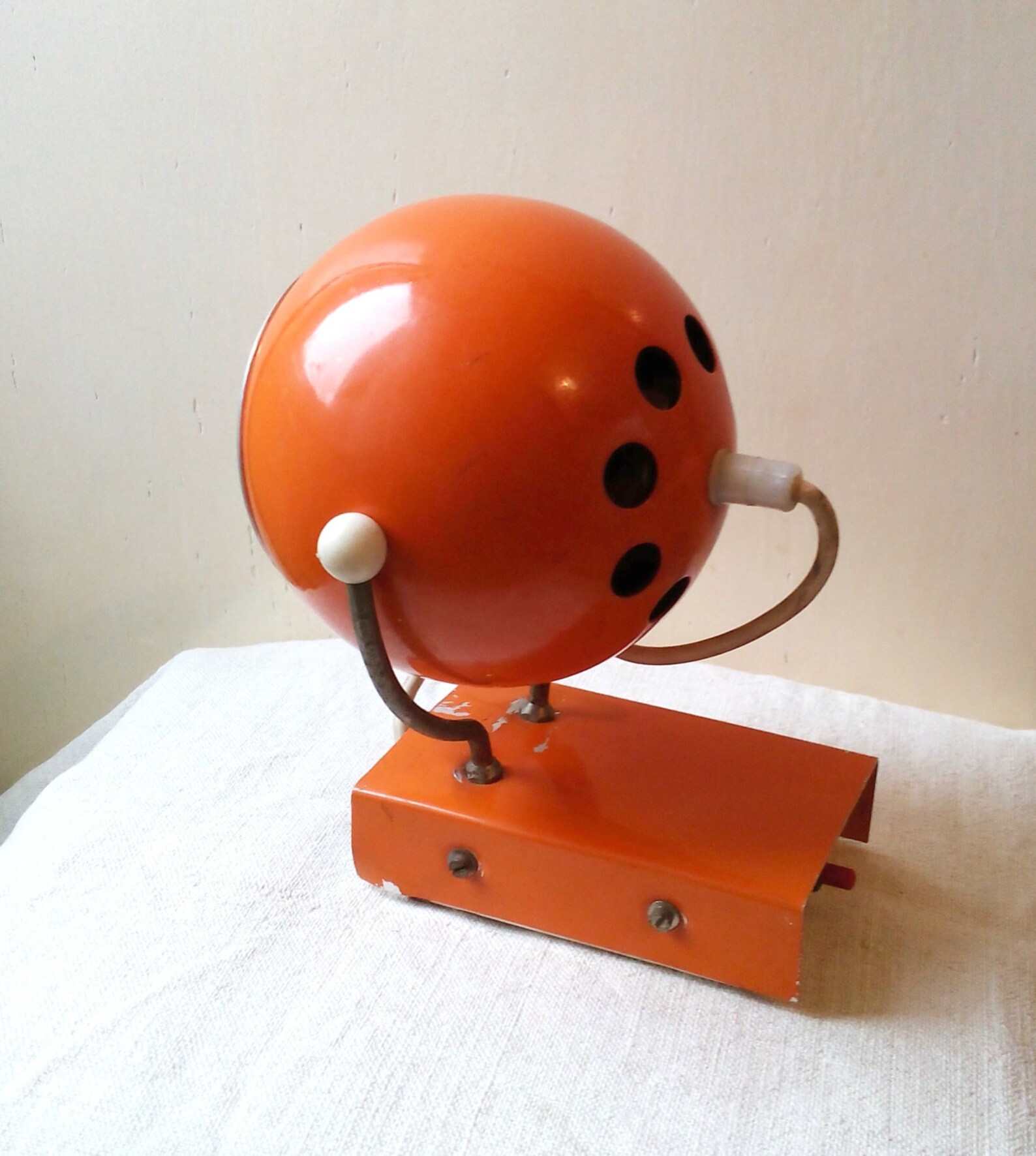 Vintage Orange Wall Lamp Mid Century Lamp Industrial Retro - Etsy