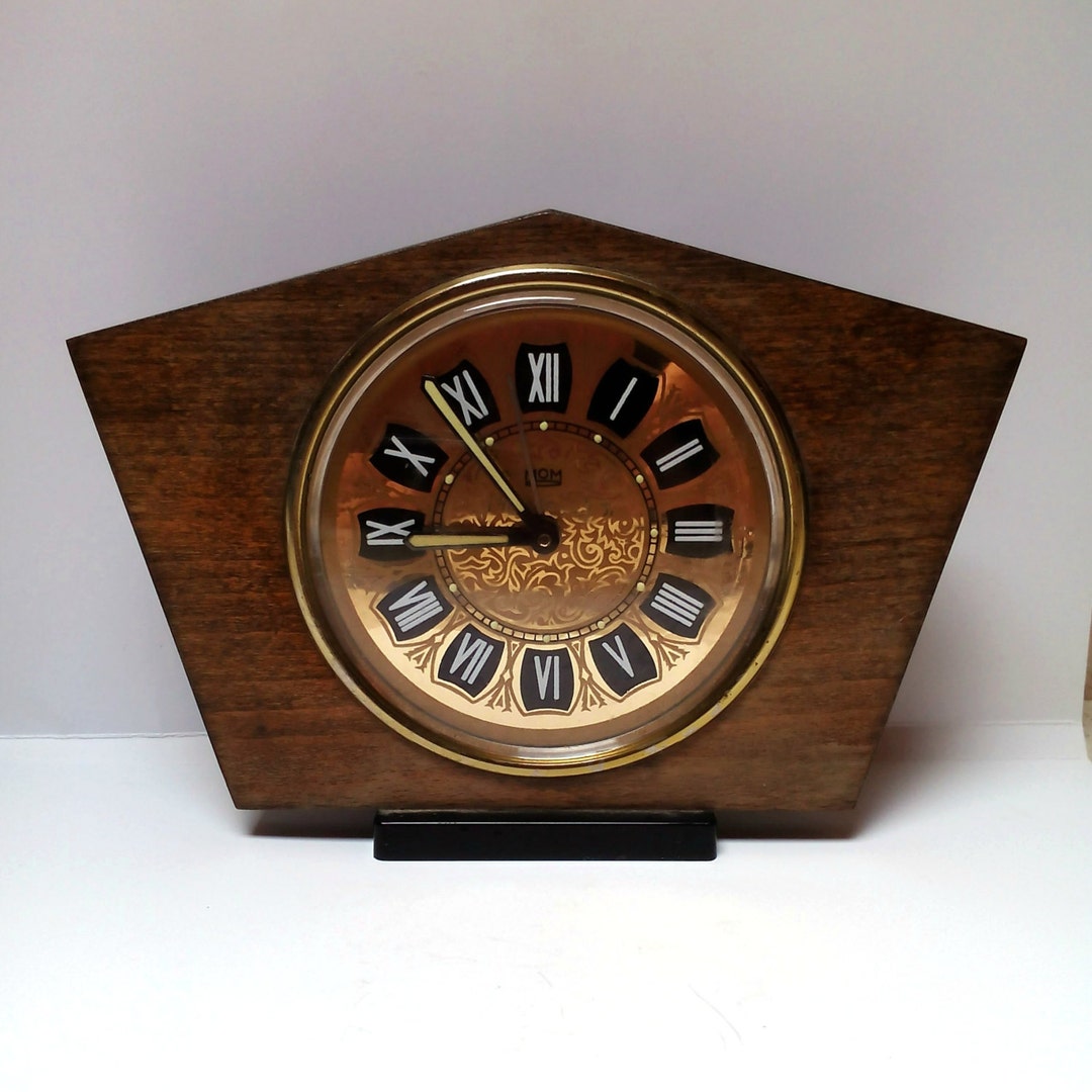 Vintage Hungarian Mom Alarm Clock Wooden Desk Alarm Clock - Etsy