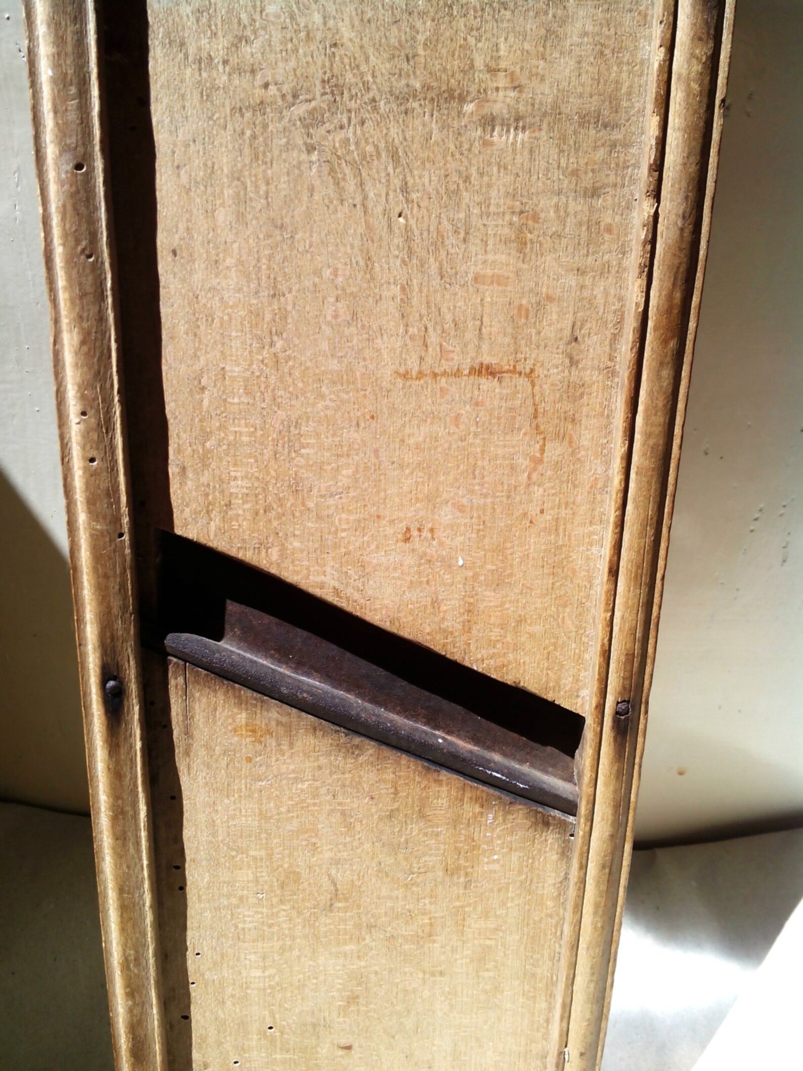 Vintage Wood Big Cabbage Cutter Slicer Board Rustic Kitchen Decor ...