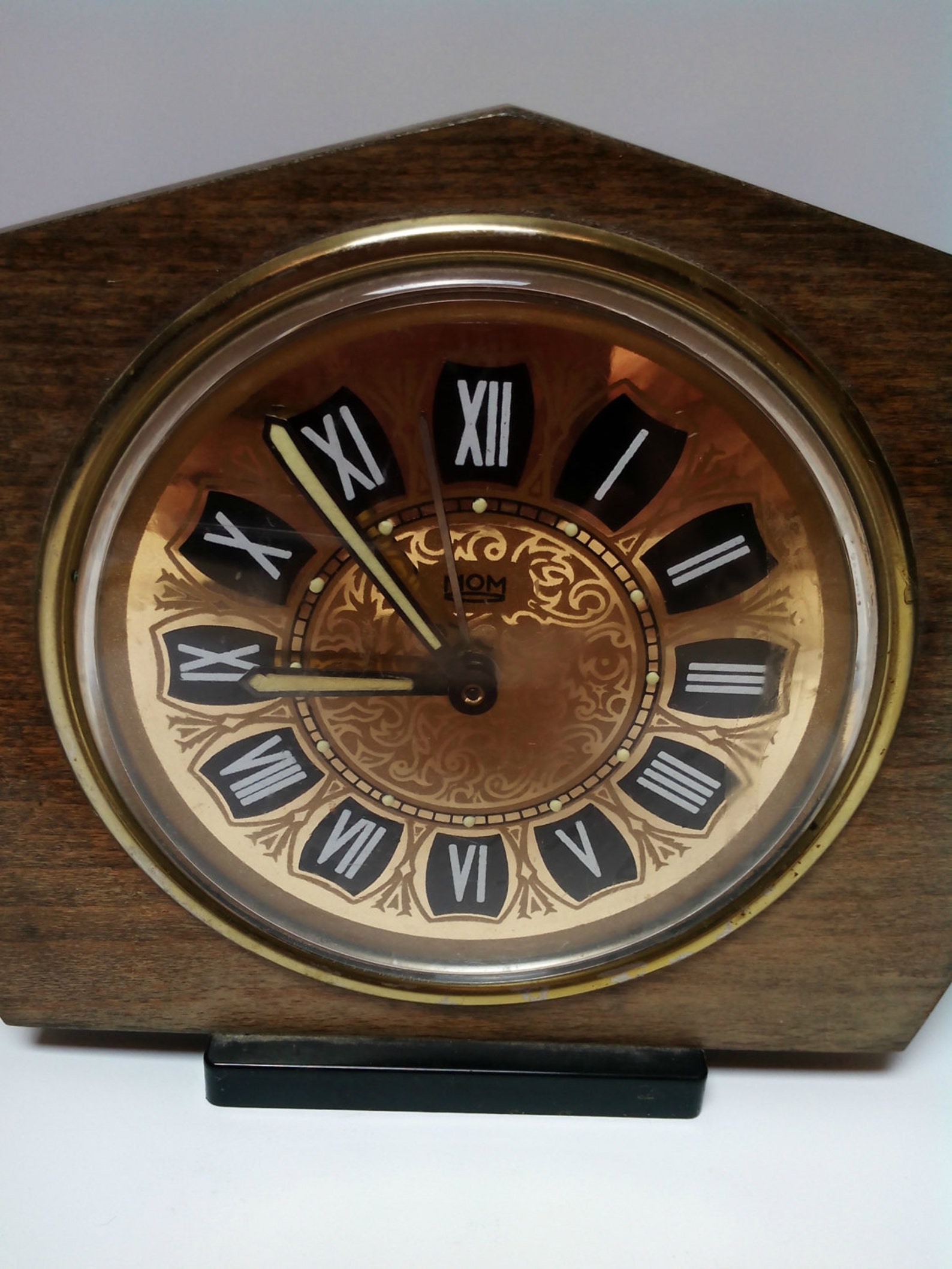 Vintage Hungarian Mom Alarm Clock Wooden Desk Alarm Clock - Etsy