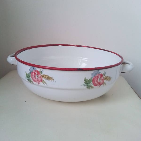 Enamelware Bowl - Etsy