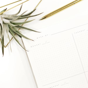 The Worthwhile Planner • Open Dated • Colorful Shapes Design - Etsy